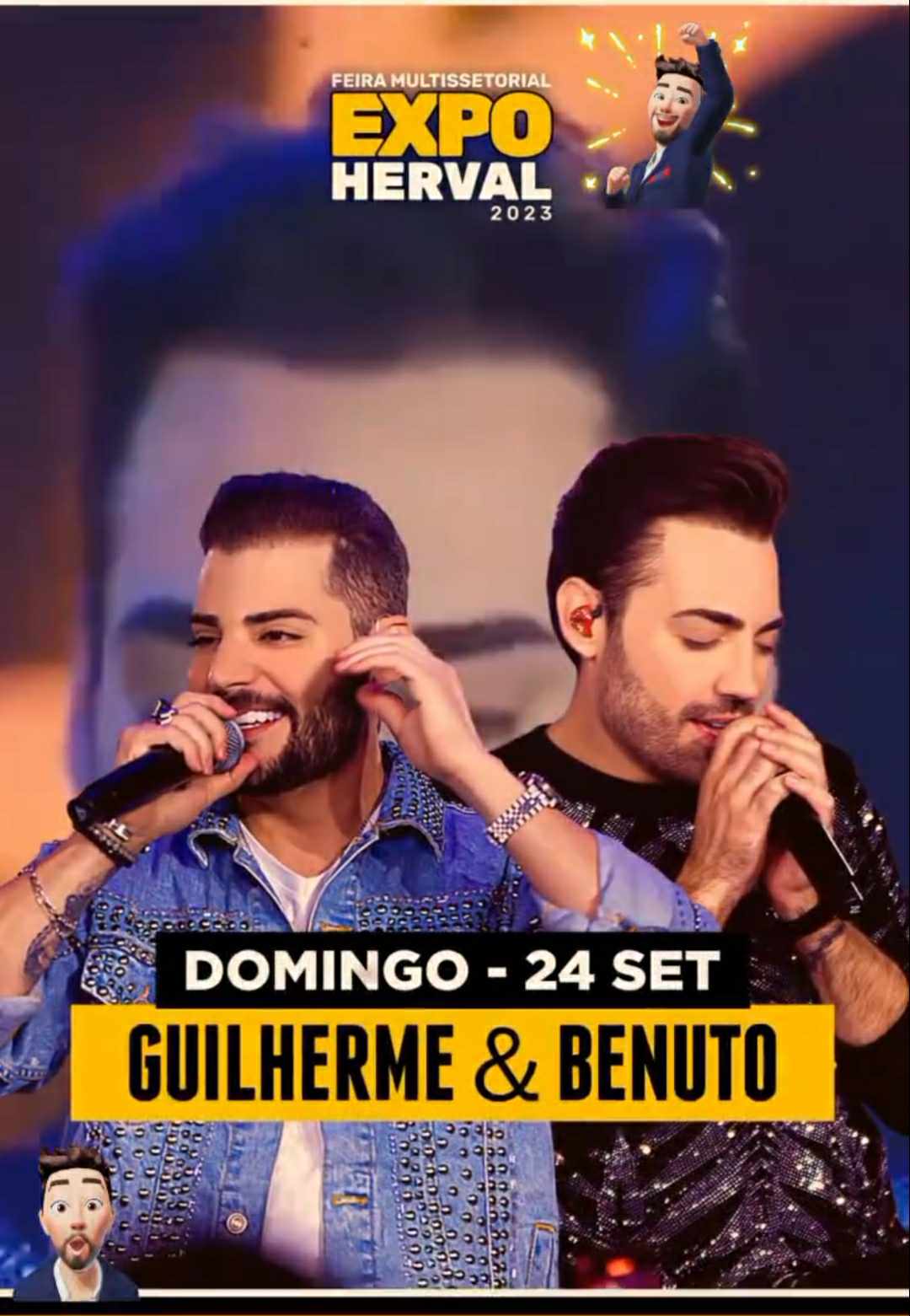 Expo Herval terá shows nacionais de Bruninho e Davi, Leonardo e ...